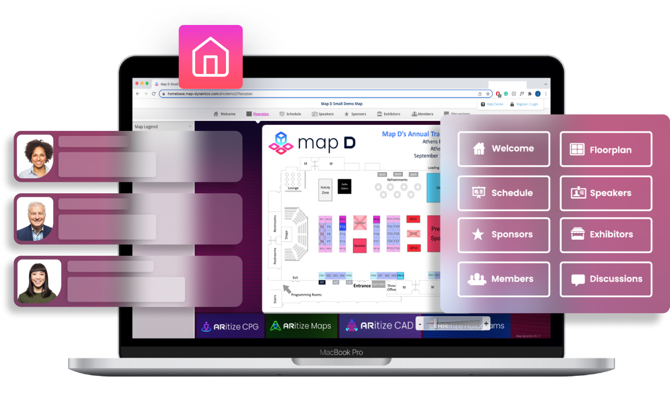 Map D: Event Management Tool With Interactive Floorplan & Booth Sales