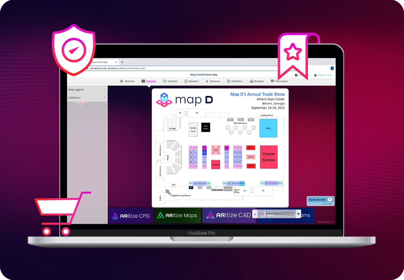 Corporate Trade Show Management Software | Map D